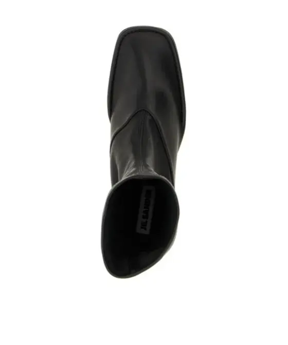 JIL SANDER Square-toe Ankle Boots