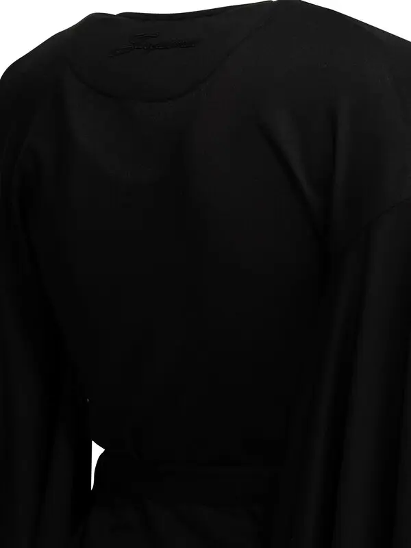 Jacquemus Le Cache Coeur Ventadou Wrap Top - Black