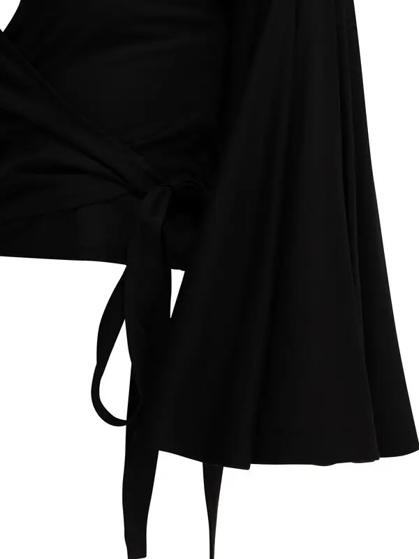Jacquemus Le Cache Coeur Ventadou Wrap Top - Black