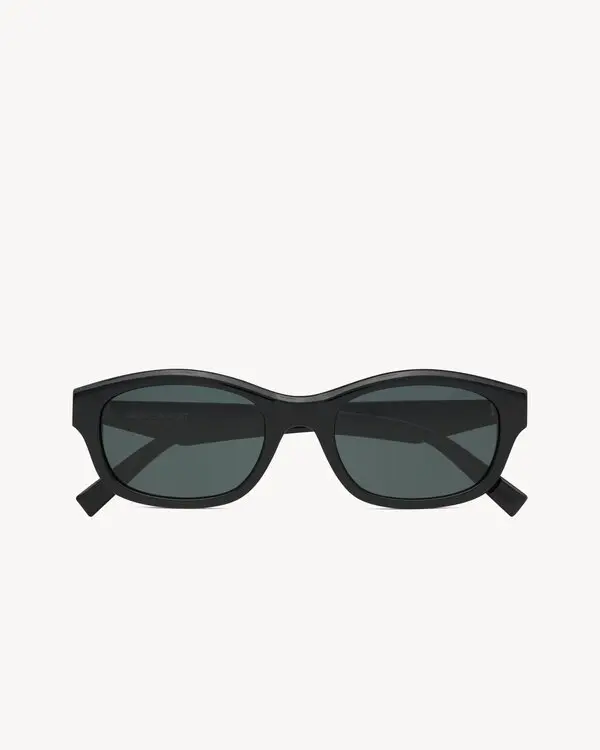 Saint Laurent Oval Sunglasses - Black