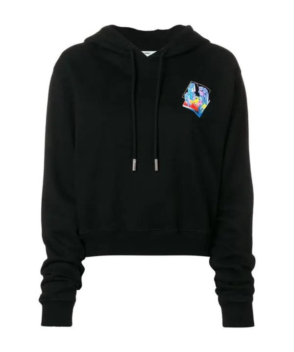 Off-White Microenvironment Crop Hoodie
