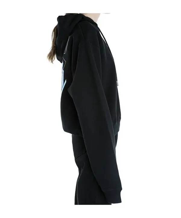 Off-White Microenvironment Crop Hoodie