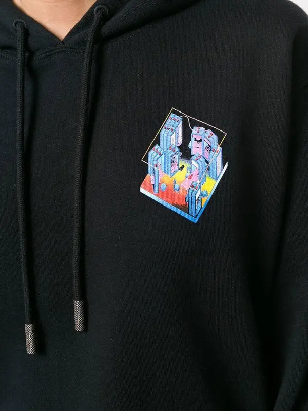 Off-White Microenvironment Crop Hoodie