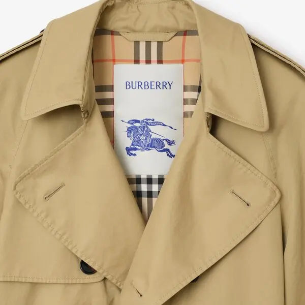 Burberry Double Breasted Belted Trench Coat - Hamper