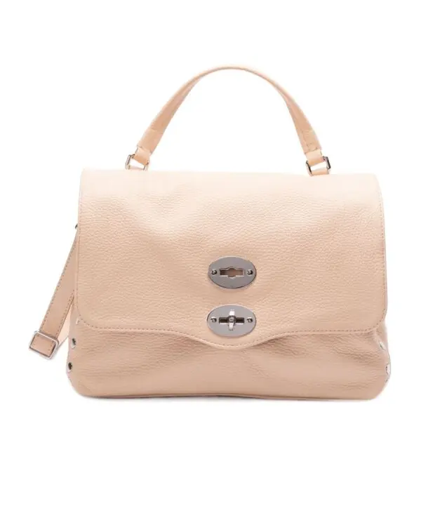 ZANELLATO Flip Shoulder Bag - Nude