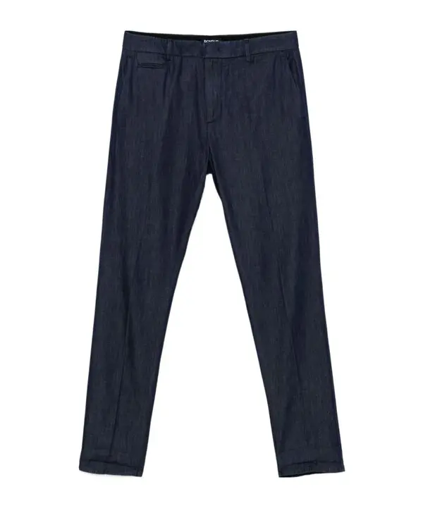 DONDUP Dark Wash Denim Trousers - Black