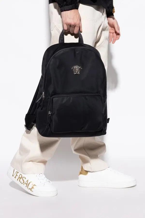 Versace La Medusa Zipped Backpack