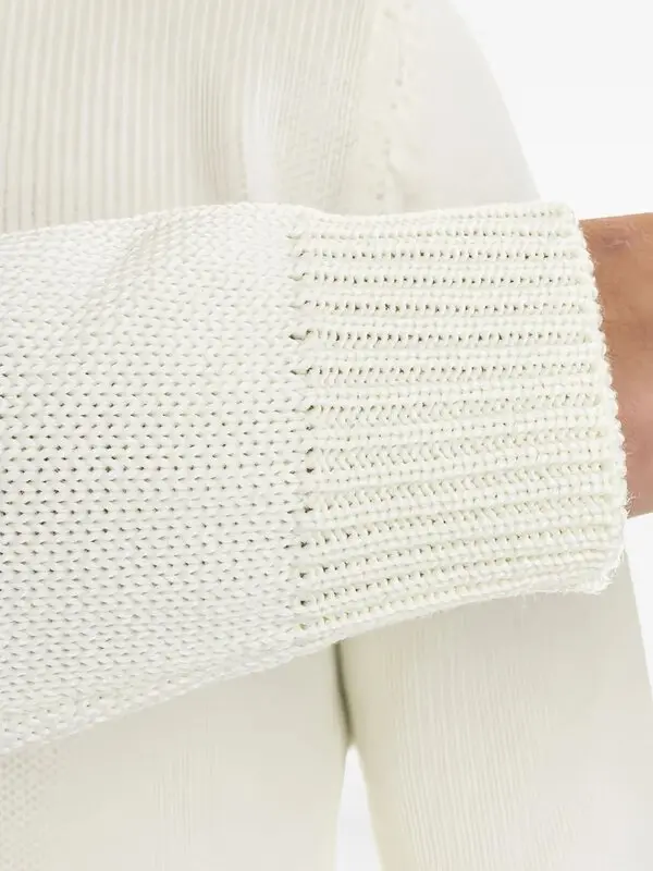ROBERTO COLLINA High Neck Long Sleeve Sweater - White