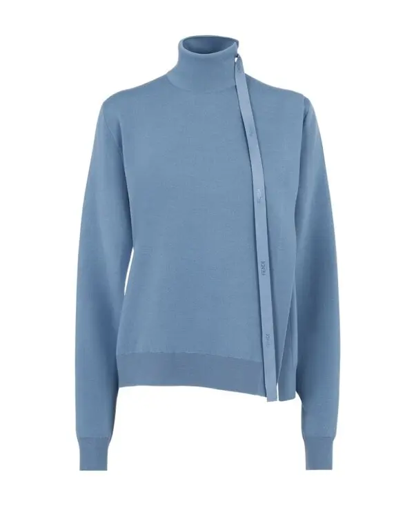 Fendi High Neck Pullover With Cut-out Detailing