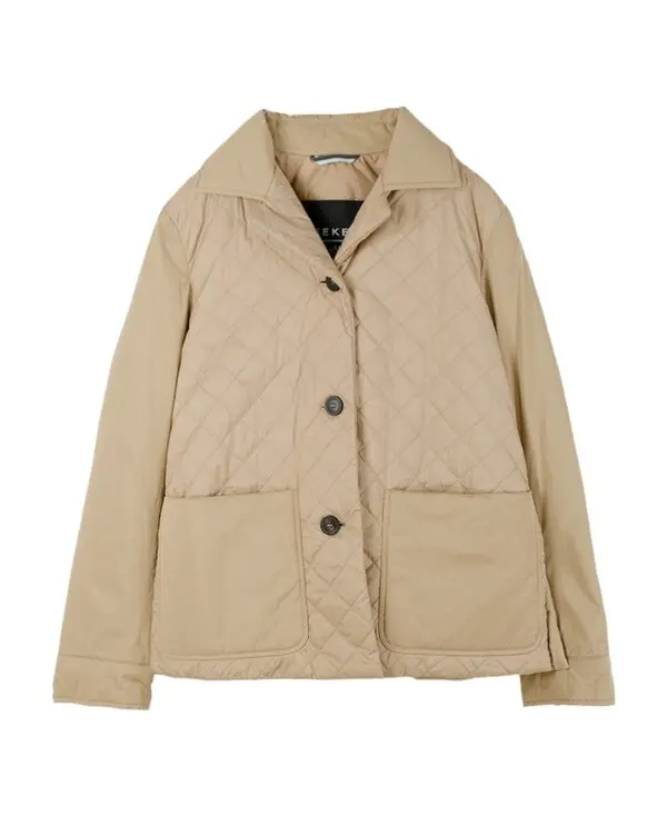 Max Mara Belted Quilted Long-sleeve Jacket