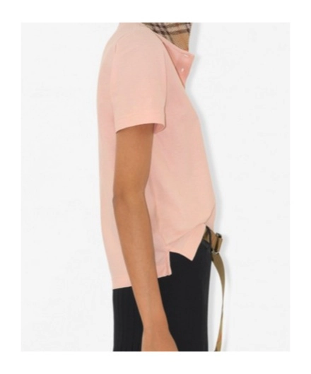 Burberry Checked Collar Polo Shirt - Bouquet