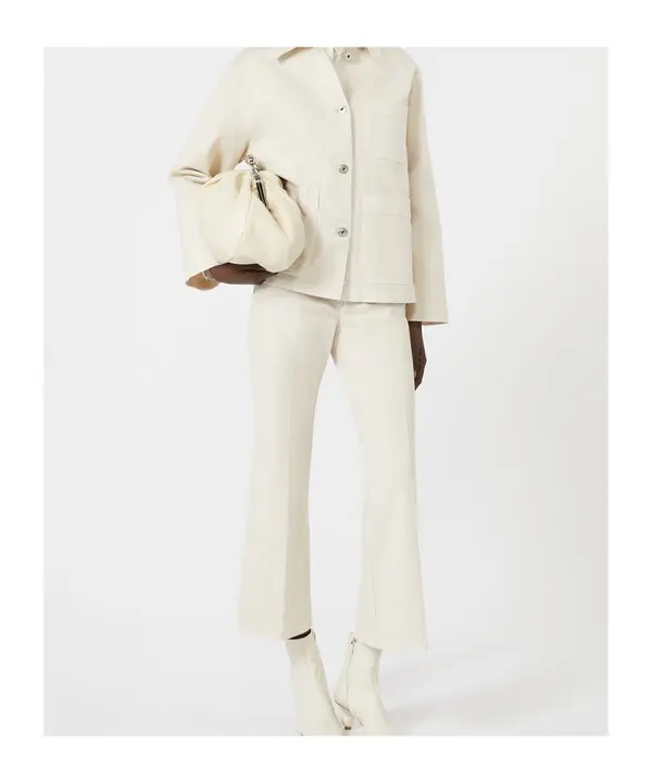 Max Mara Polonia Logo Patch Flared Pants
