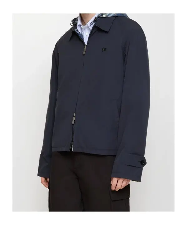 Burberry Reversible Check Hooded Jacket