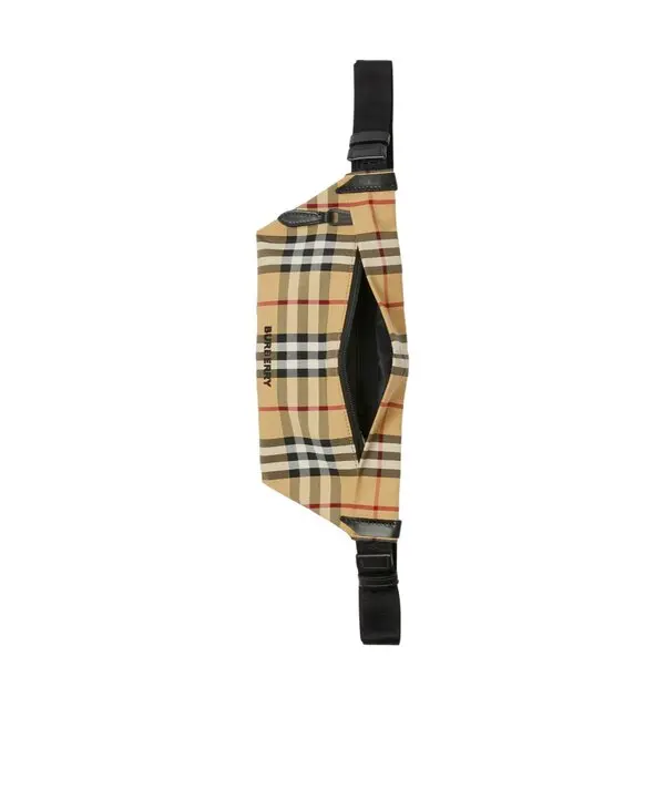 Burberry Check-pattern Zipped Belt Bag