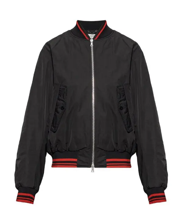 Dries Van Noten Stand Collar Casual Jacket - Black