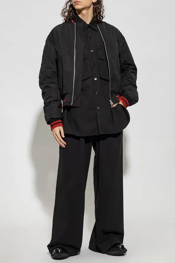 Dries Van Noten Stand Collar Casual Jacket