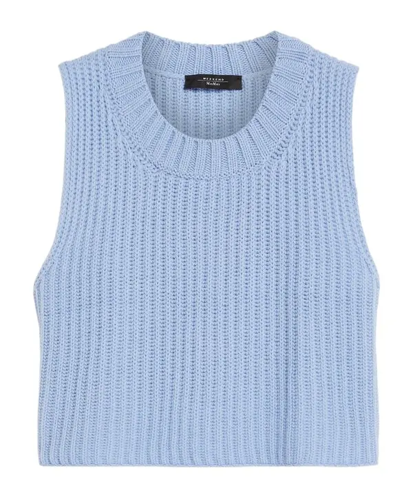 Max Mara Rib Knitted Wool Sweater