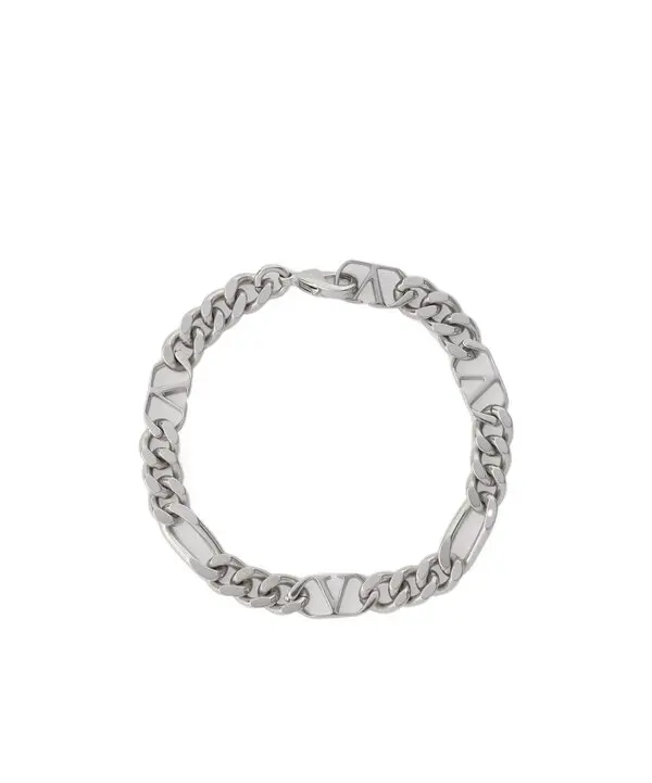 Valentino Garavani Vlogo Signature Chain Bracelet - Gray