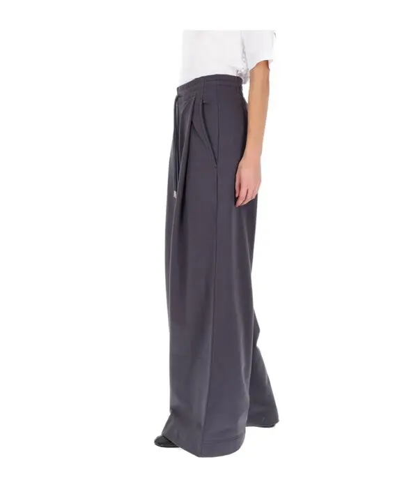 Dries Van Noten Loose Fit Pleated Sweatpants - Black
