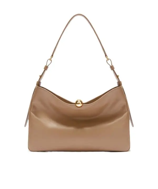 Furla Sfera Soft Large Shoulder Bag - Brown