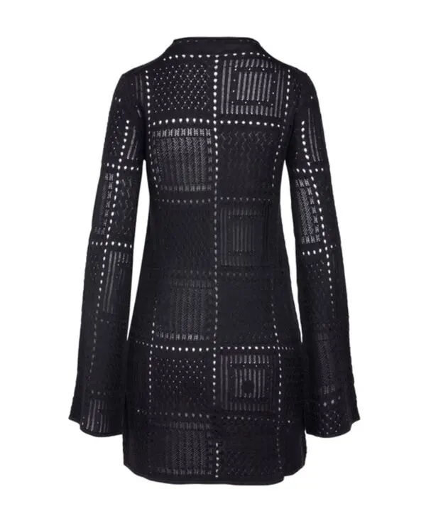 Chloé Knitted Long-sleeved Mini Dress
