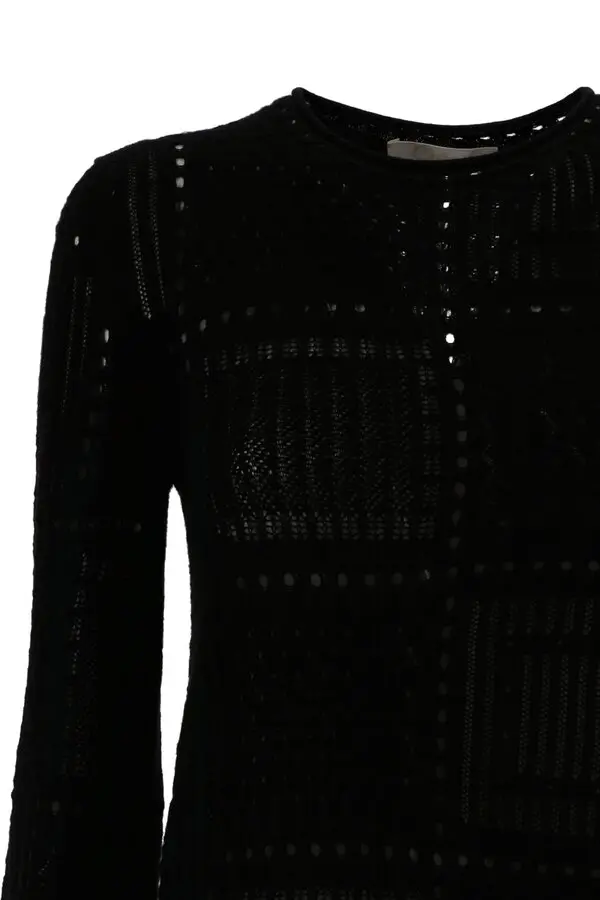 Chloé Knitted Long-sleeved Mini Dress