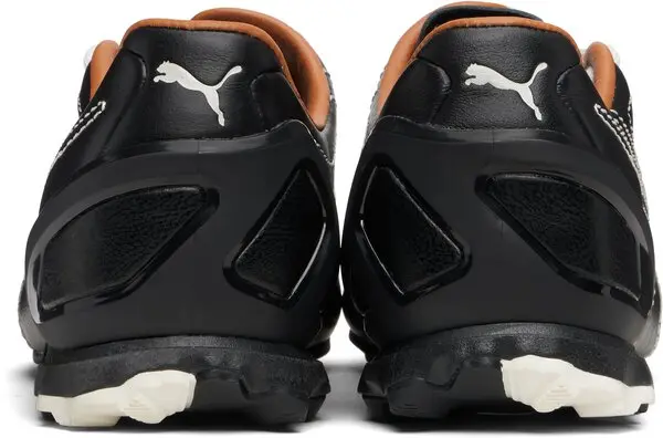 PUMA Vs-1 Leather Lace-up Sneakers - Black