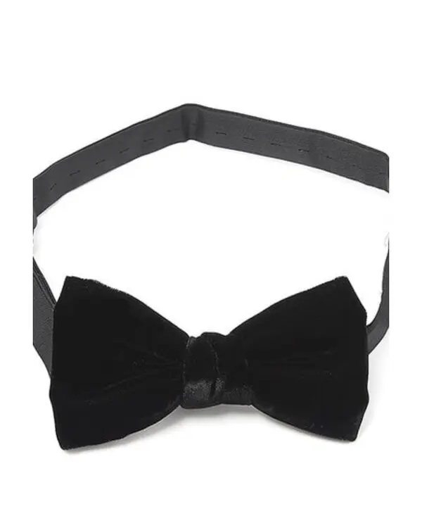 Saint Laurent Velvet Bow Tie