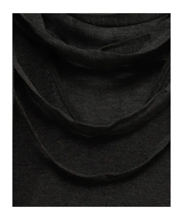 Paloma Wool Crewneck Maxi Dress With Draped Neckline
