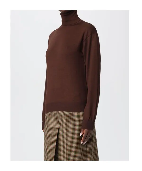 Saint Laurent Turtleneck Long-sleeved Jumper - Red