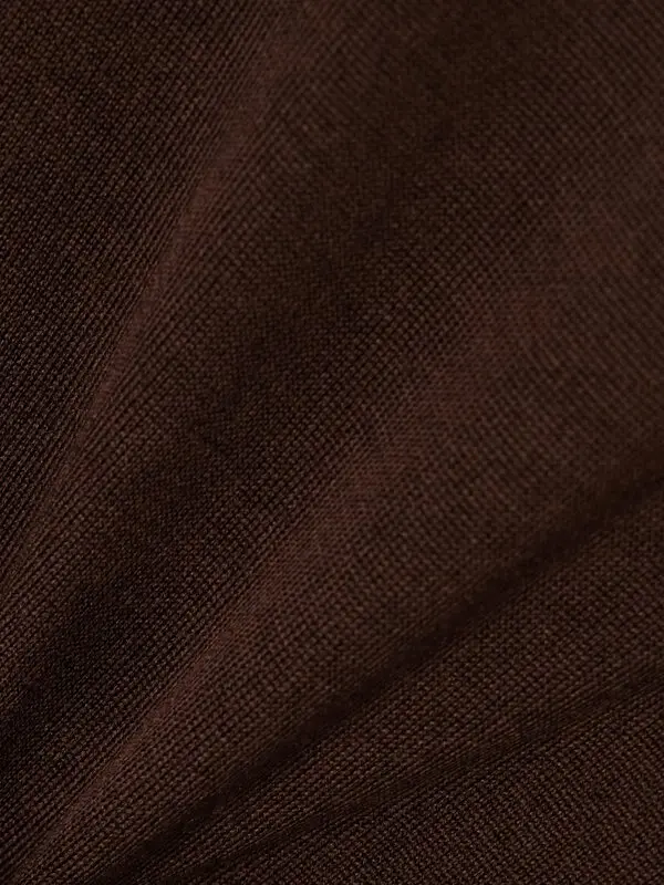 Saint Laurent Turtleneck Long-sleeved Jumper - Red