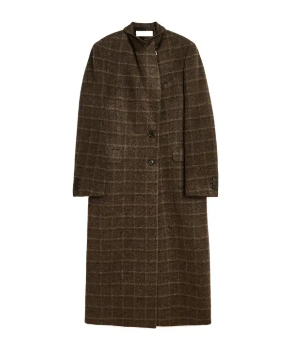 Our Legacy Checked Single-breasted Coat