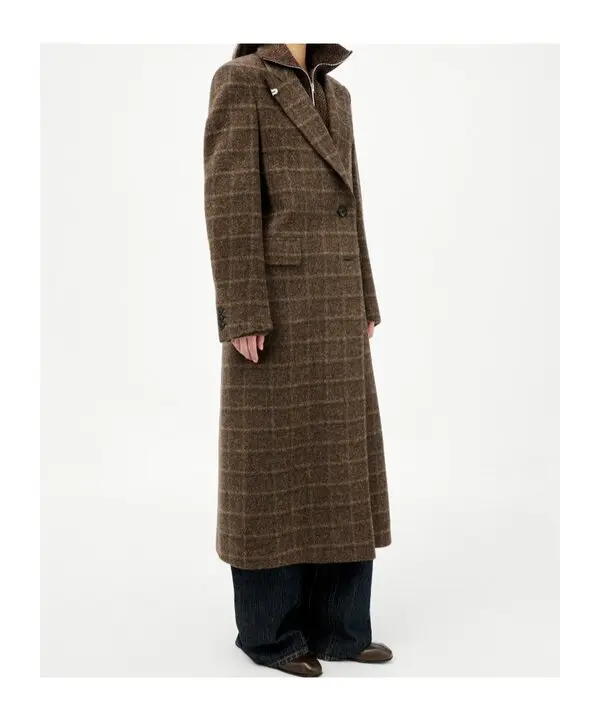 Our Legacy Checked Single-breasted Coat