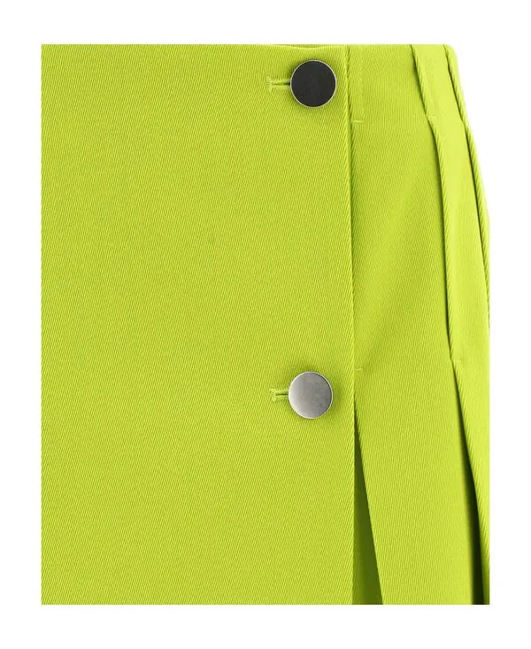 Bottega Veneta High Waist Pleated Mini Skirt