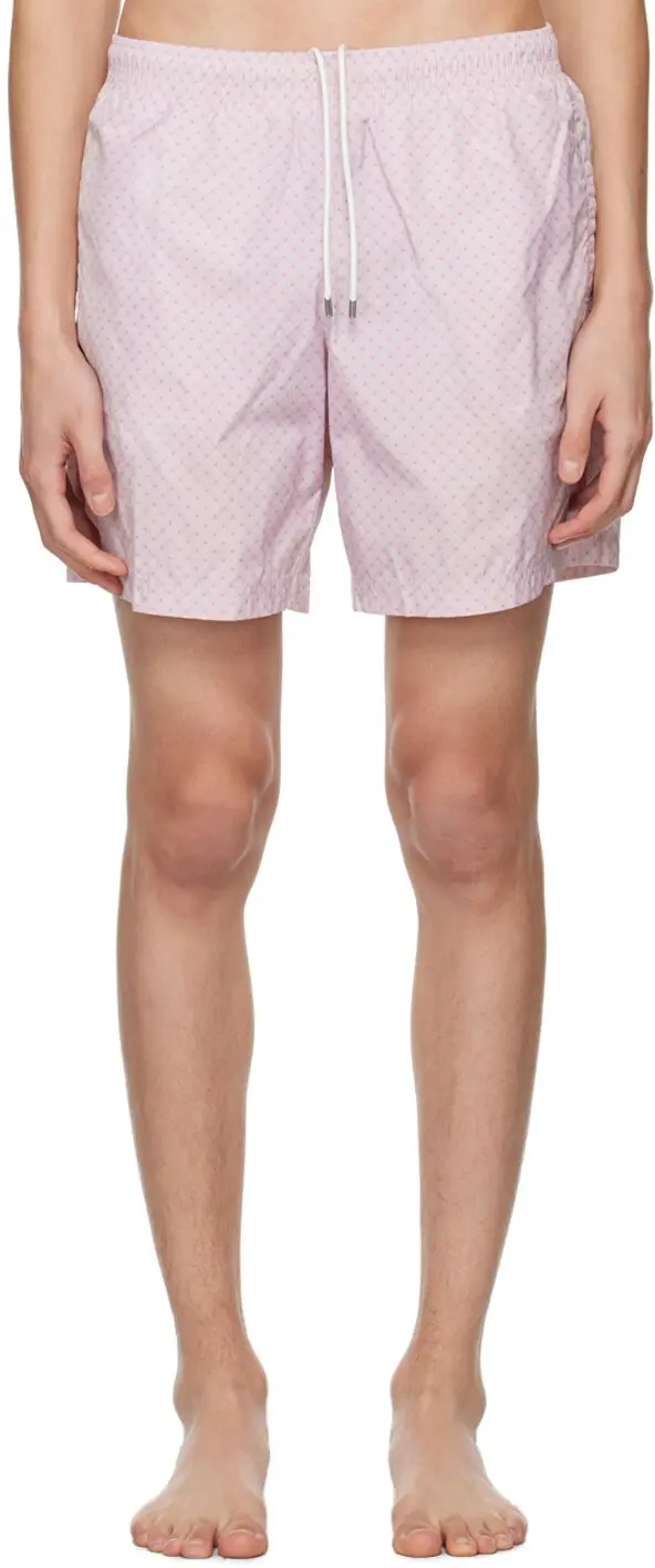 Alexander McQueen Spotted Skull Print Swim Shorts