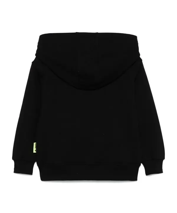 BARROW Logo Print Hoodie - Black