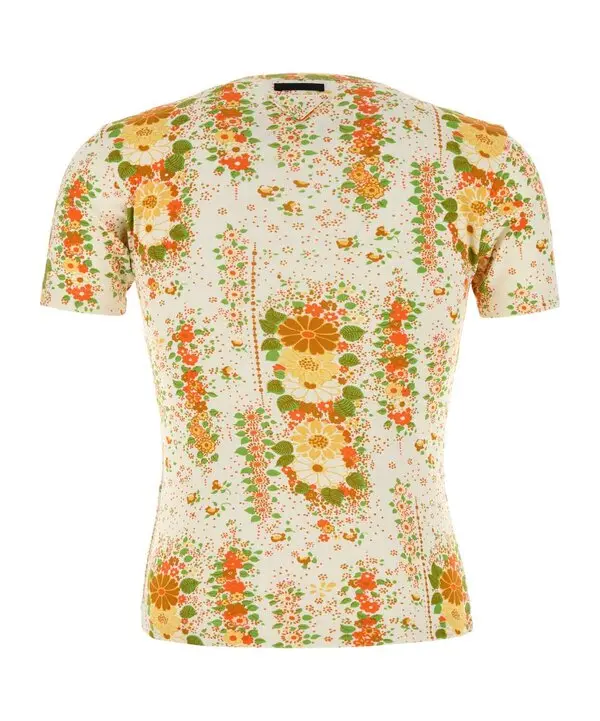 Prada Graphic Printed Crewneck T-shirt