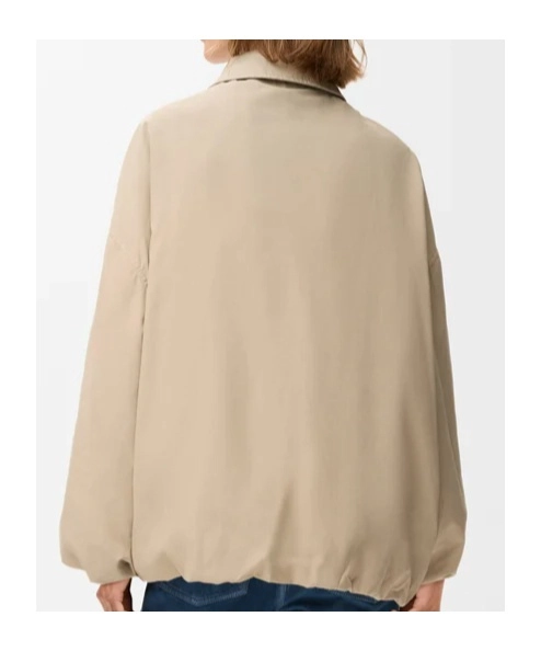Loewe Contrast Panel Zip Jacket - Light Beige