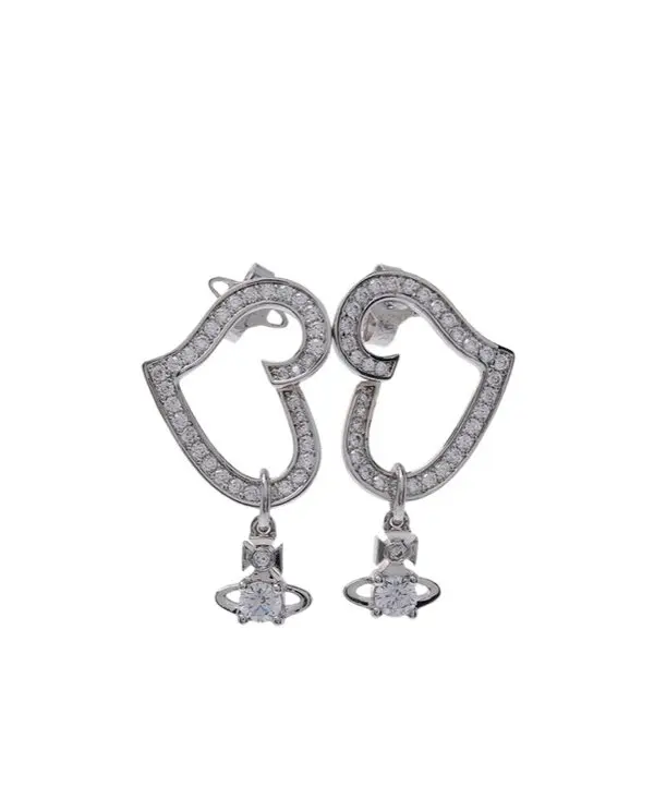 VIVIENNE WESTWOOD Pattern Earrings - Gray