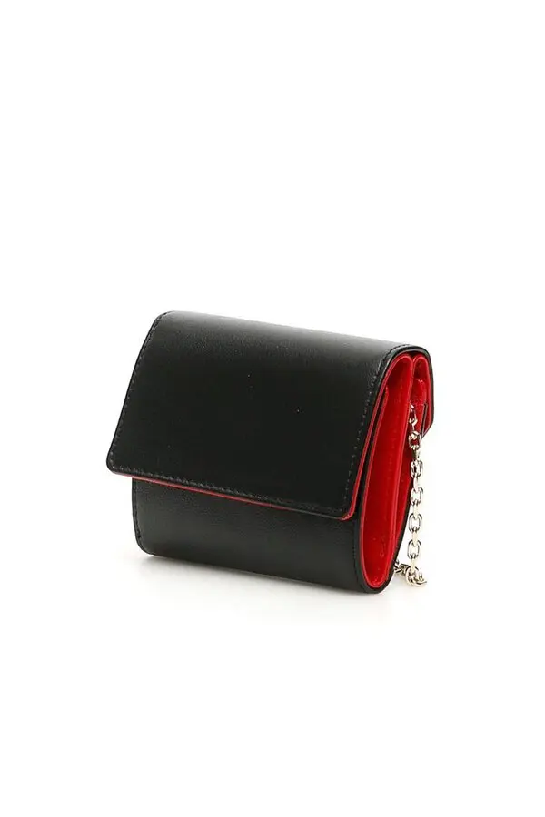 ROGER VIVIER Buckle Chain-link Wallet - Black