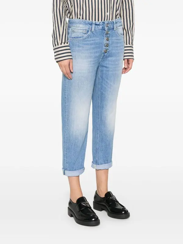 DONDUP Button-front Jeans - Blue
