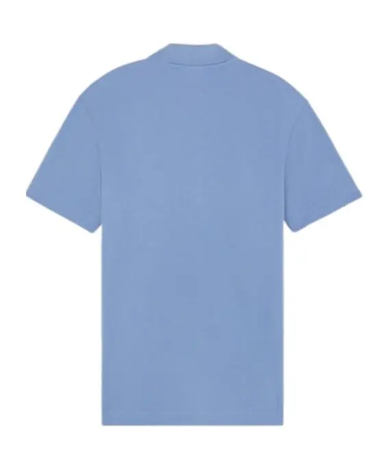 Maison Kitsuné Bold Fox Head Patch Polo Shirt - Blue