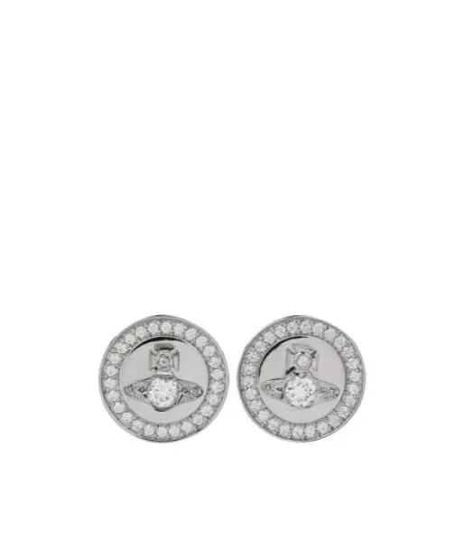 VIVIENNE WESTWOOD Orb Stud Earrings - Gray