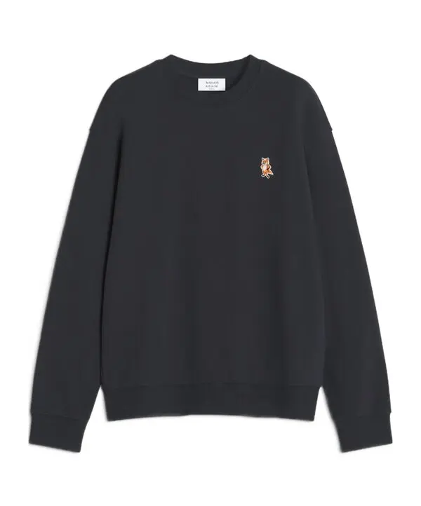 Maison Kitsuné Standing Fox Comfort Sweatshirt - Black