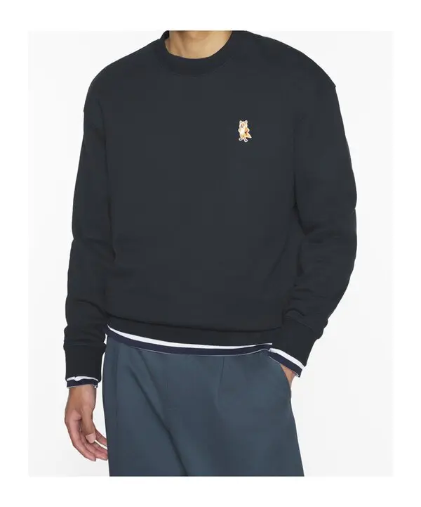 Maison Kitsuné Standing Fox Comfort Sweatshirt - Black