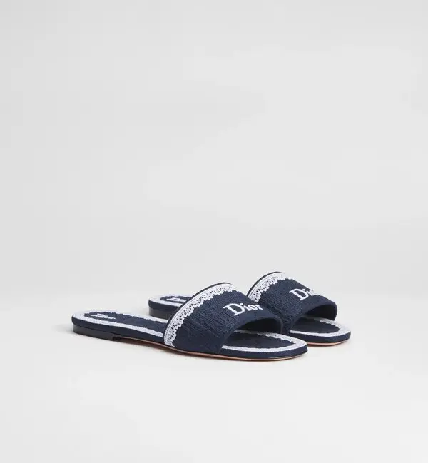 Dior Lace Detail Slides