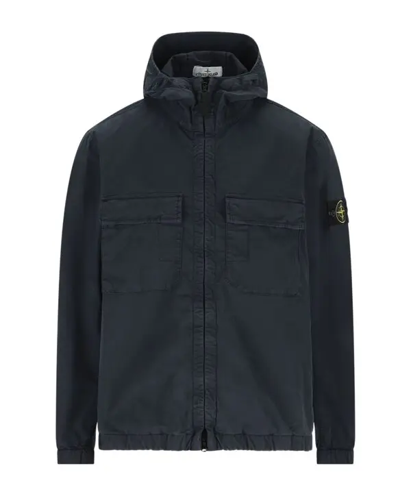 Stone Island Utility Hooded Jacket - Blue