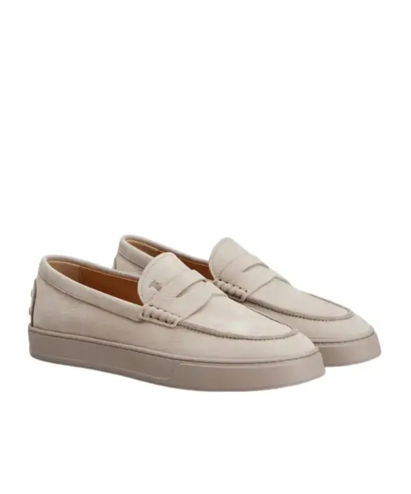 TOD'S Penny Loafers In Suede - Beige