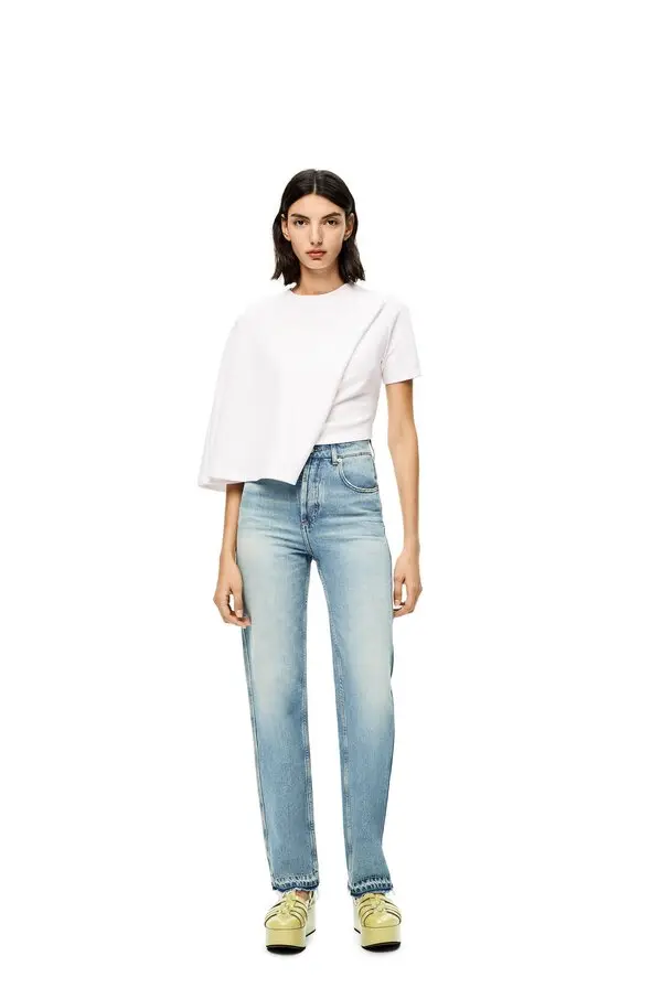 Loewe Asymmetrical Logo T-shirt