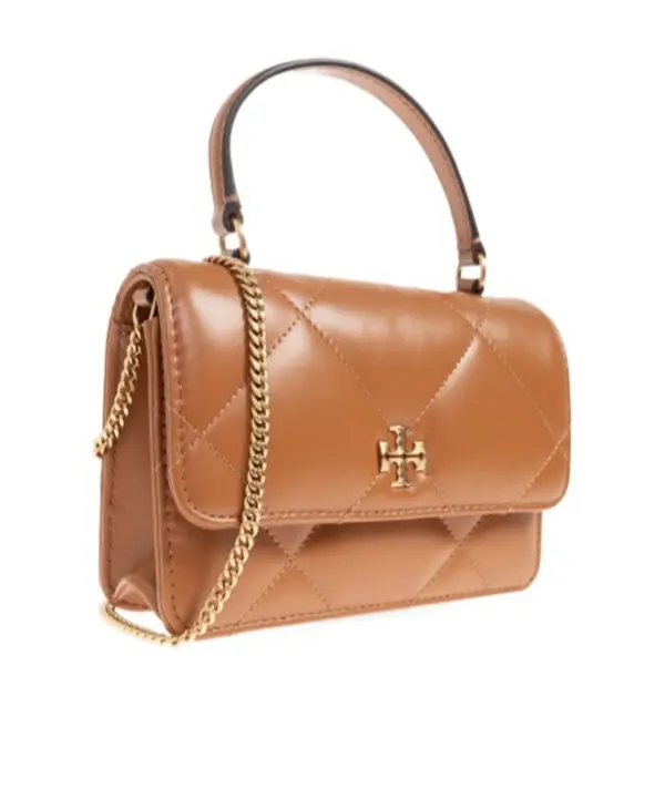 Tory Burch Kira Diamond-quilted Mini Tote Bag With Chain Strap
